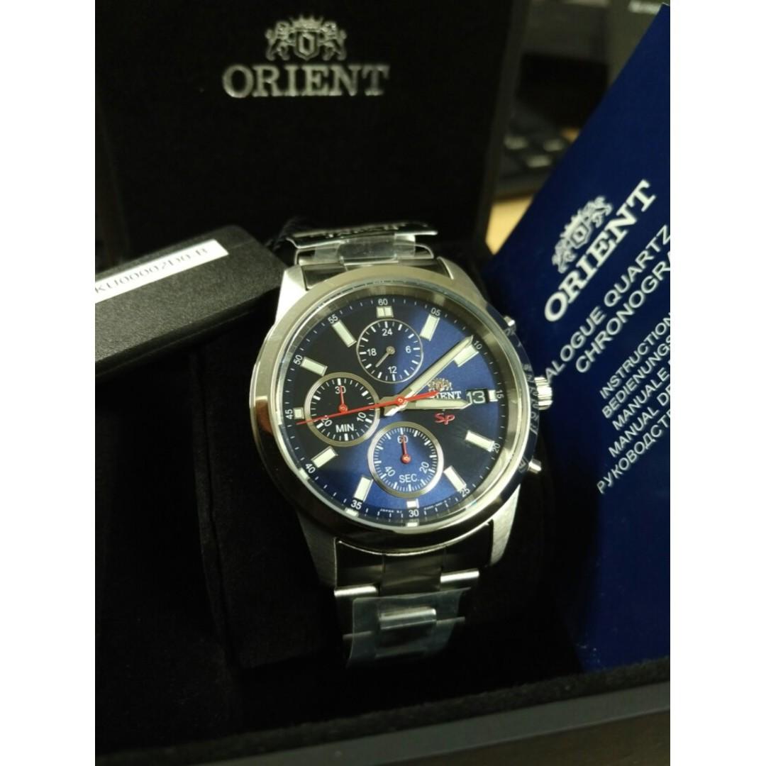 ORIENT CHRONOGRAPH SP QUARTZ SPORT WATCH BRAND NEW IN BOX MADE IN JAPAN ...