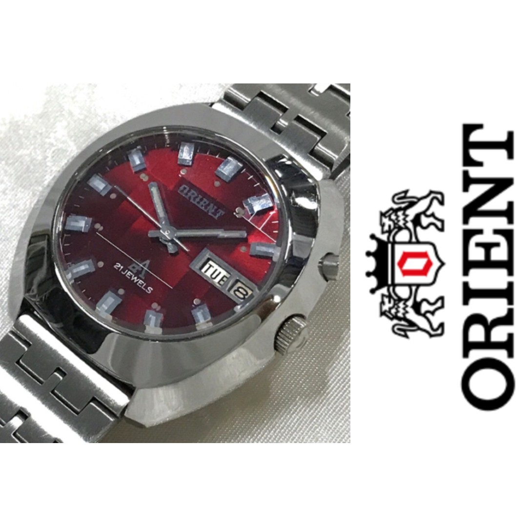 ORIENT LADIES' VINTAGE WRISTWATCH AUTOMATIC 21 JEWELS DATE DAY, Women's ...
