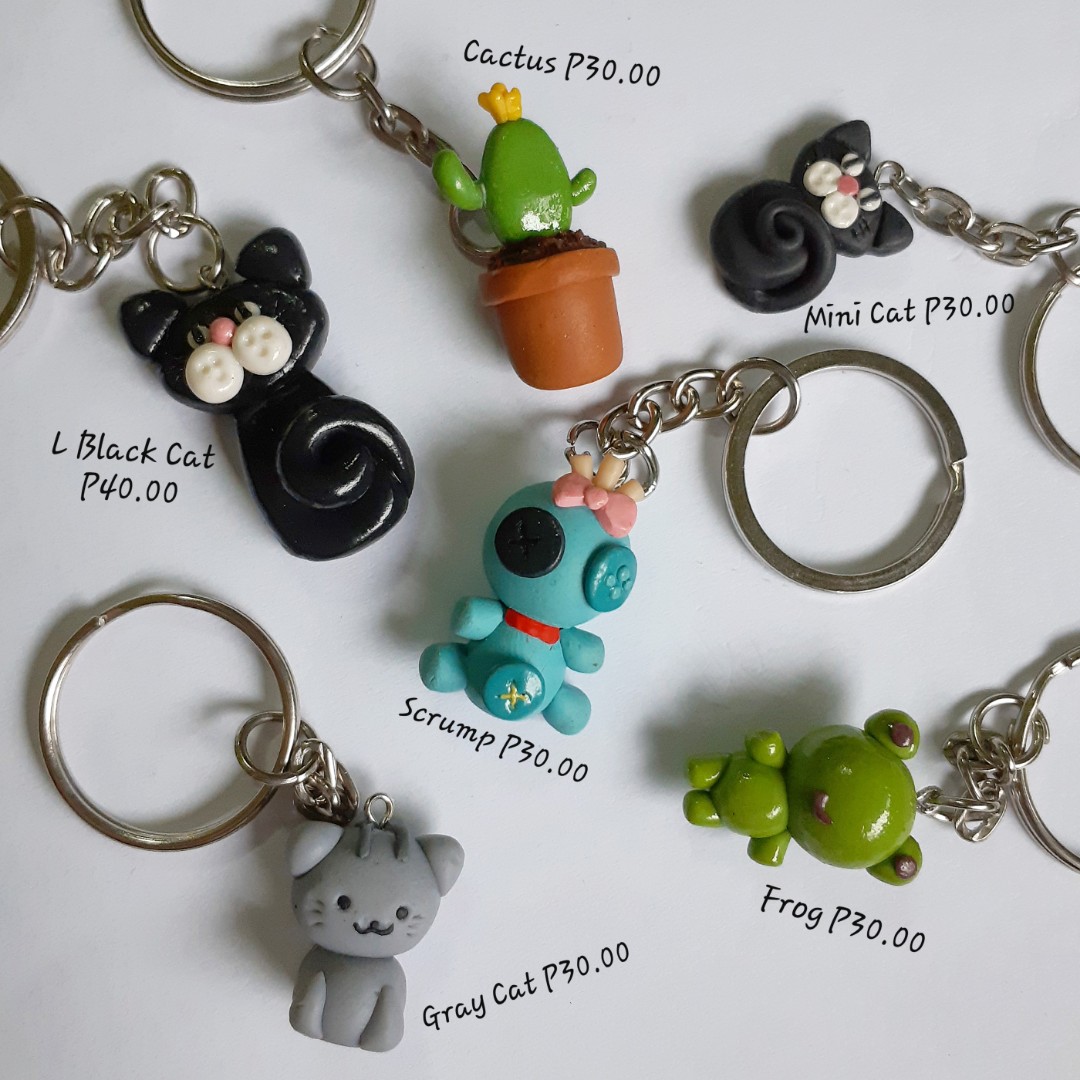 Polymer Clay Keychains /OLD PRICE/, Hobbies & Toys, Stationary & Craft ...