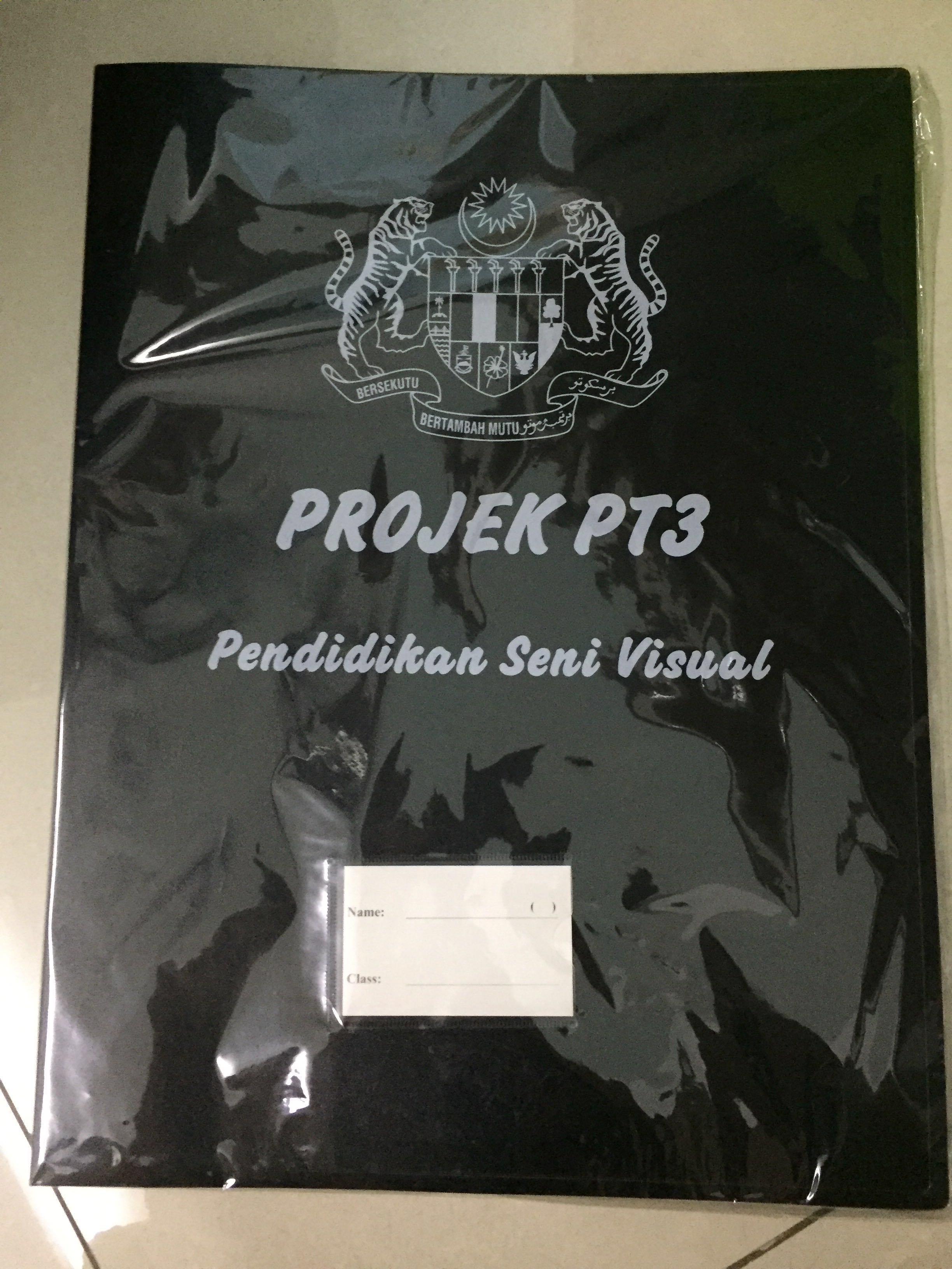 Project pt3 Pendidikan seni visual fail besar, Hobbies & Toys ...