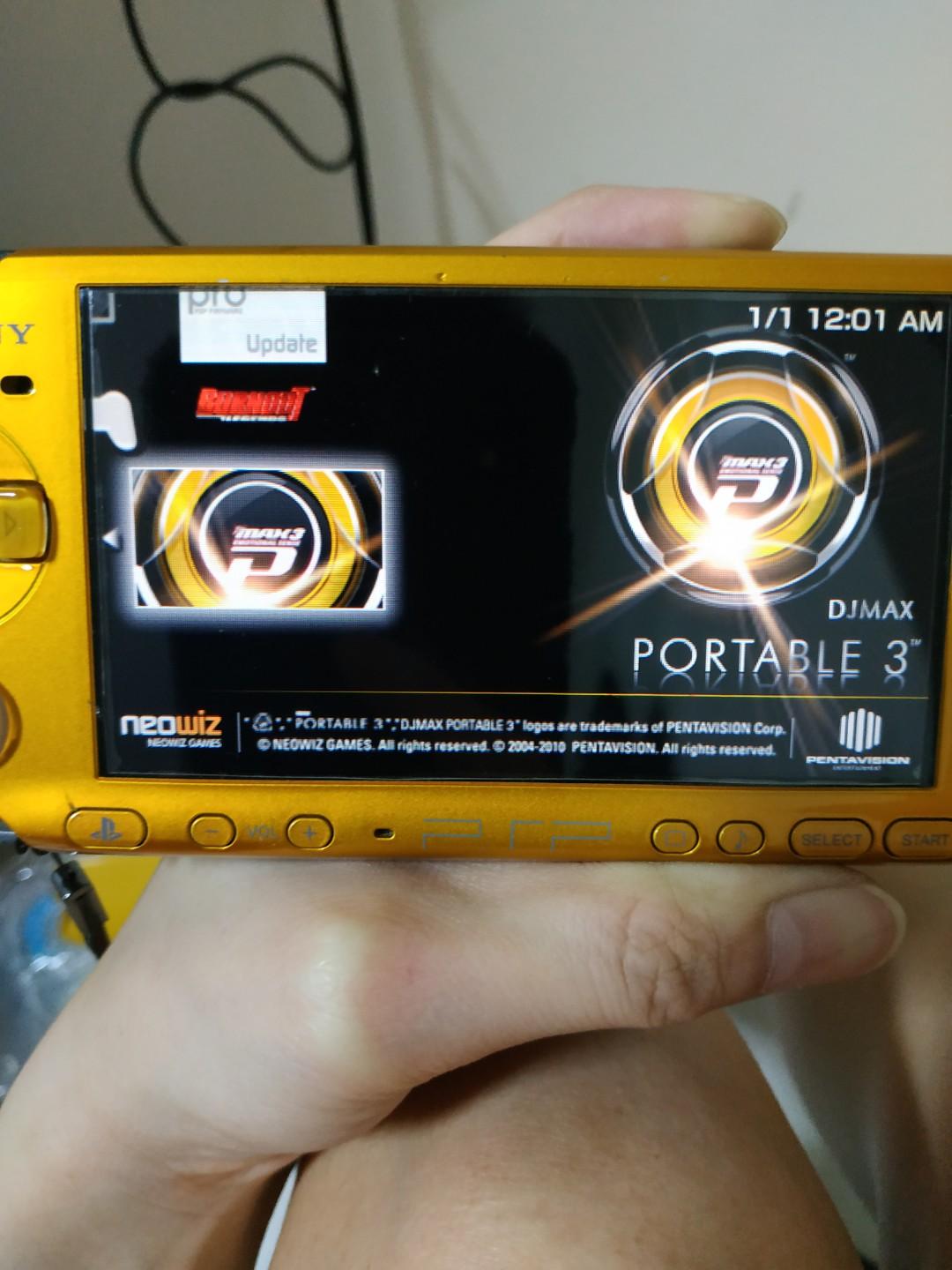 PSP 3001 Mod Orange, Video Gaming, Video Game Consoles, PlayStation on ...