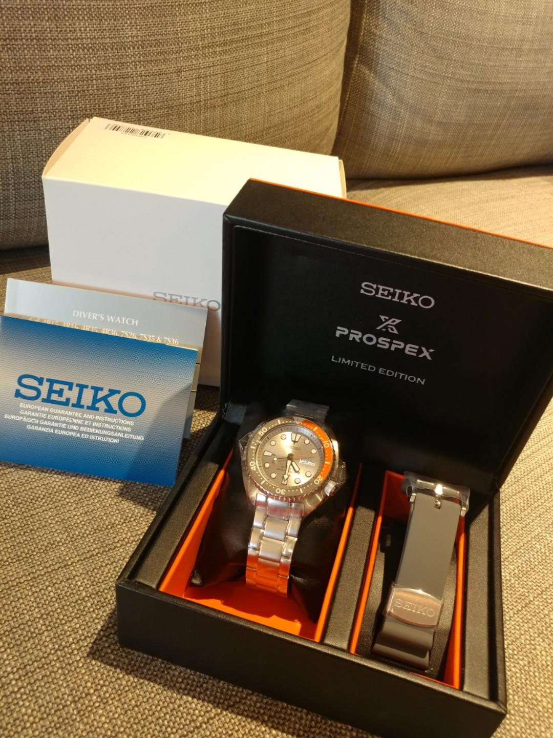 ⏩Seiko Dawn Grey Turtle Limited Edition Prospex SRPD01 SRPD01K1 Diver ...
