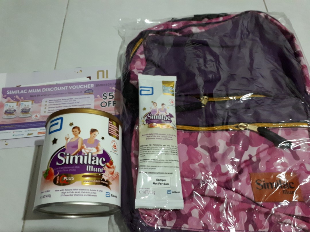 Similac mum gift pack with milk powder, Babies & Kids, Nursing ...