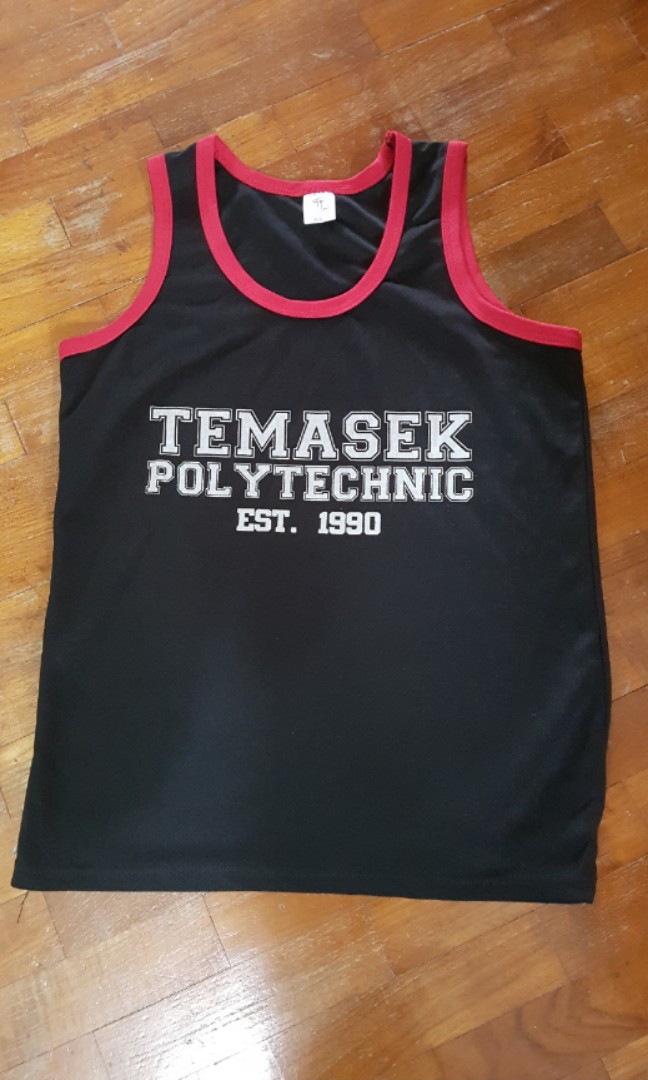 Temasek Polytechnic Singlet, Men's Fashion, Tops & Sets, Tshirts & Polo Shirts on Carousell