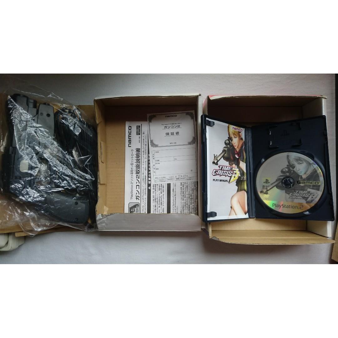 Time Crisis 3 + Guncon 2 Box Set Original Japan JP Playstation 2 PS2 ...