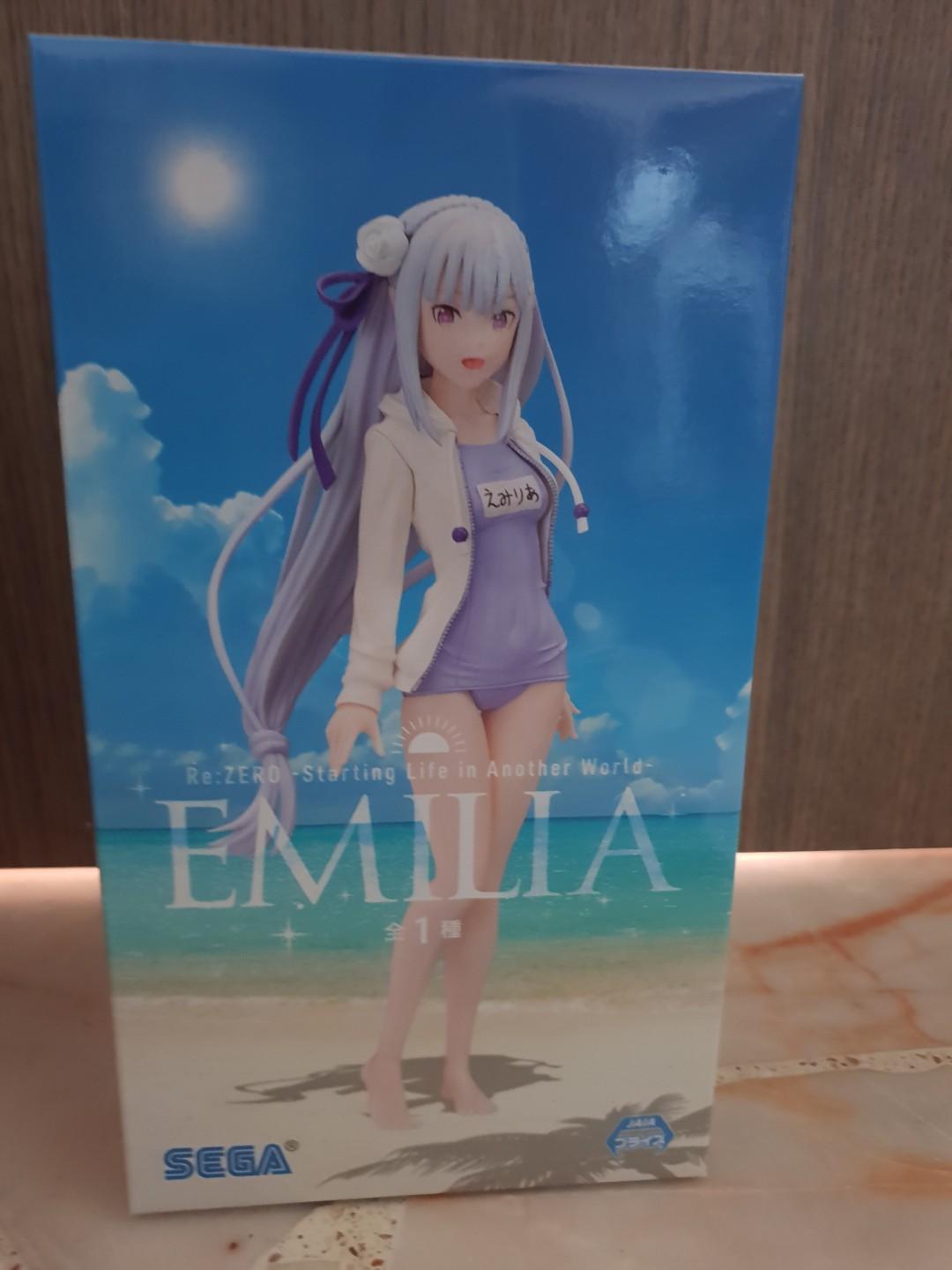 [Toreba] SEGA Re:ZERO Emilia Swimsuit, Hobbies & Toys, Toys & Games on Carousell