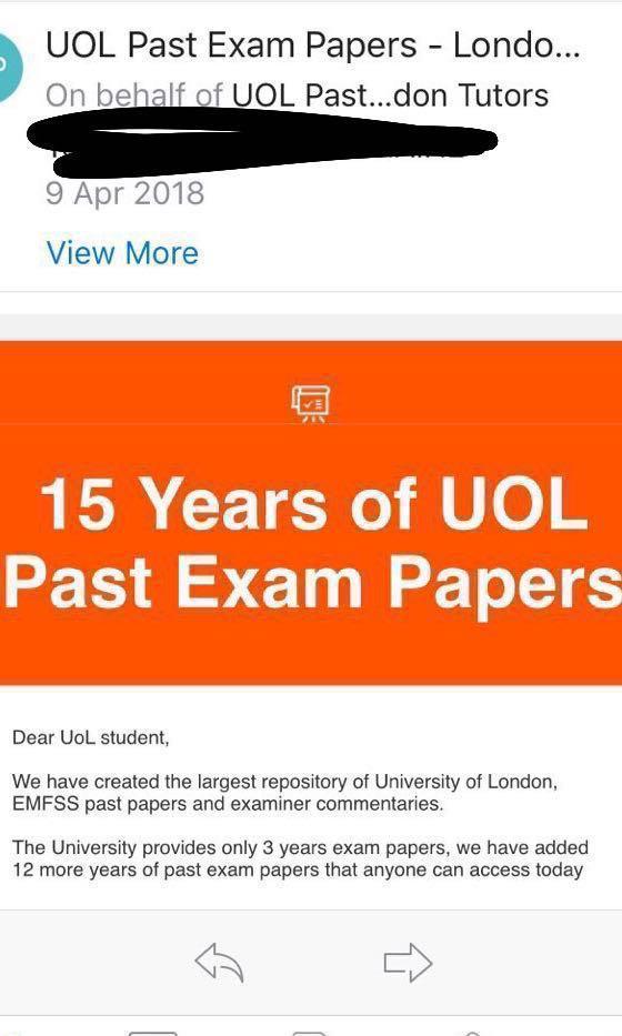 UOL Final Examination Past Year Papers, Hobbies & Toys, Books ...