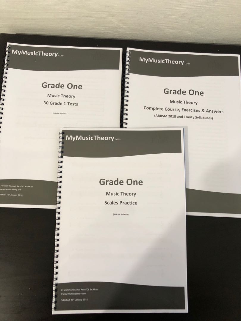 ABRSM Grade 1 Music Theory Complete Course, Exercises and Answers + 30 ...
