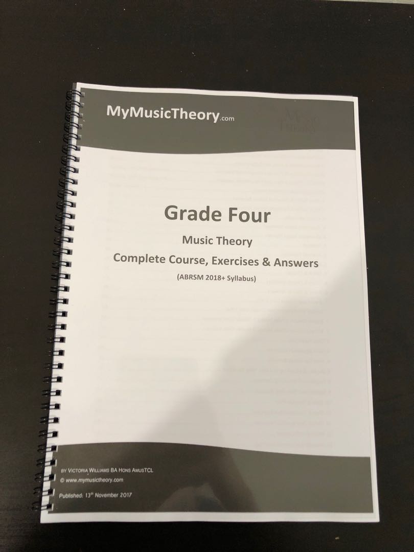 ABRSM Grade 4 Music Theory Complete Course, Exercises and Answers ...
