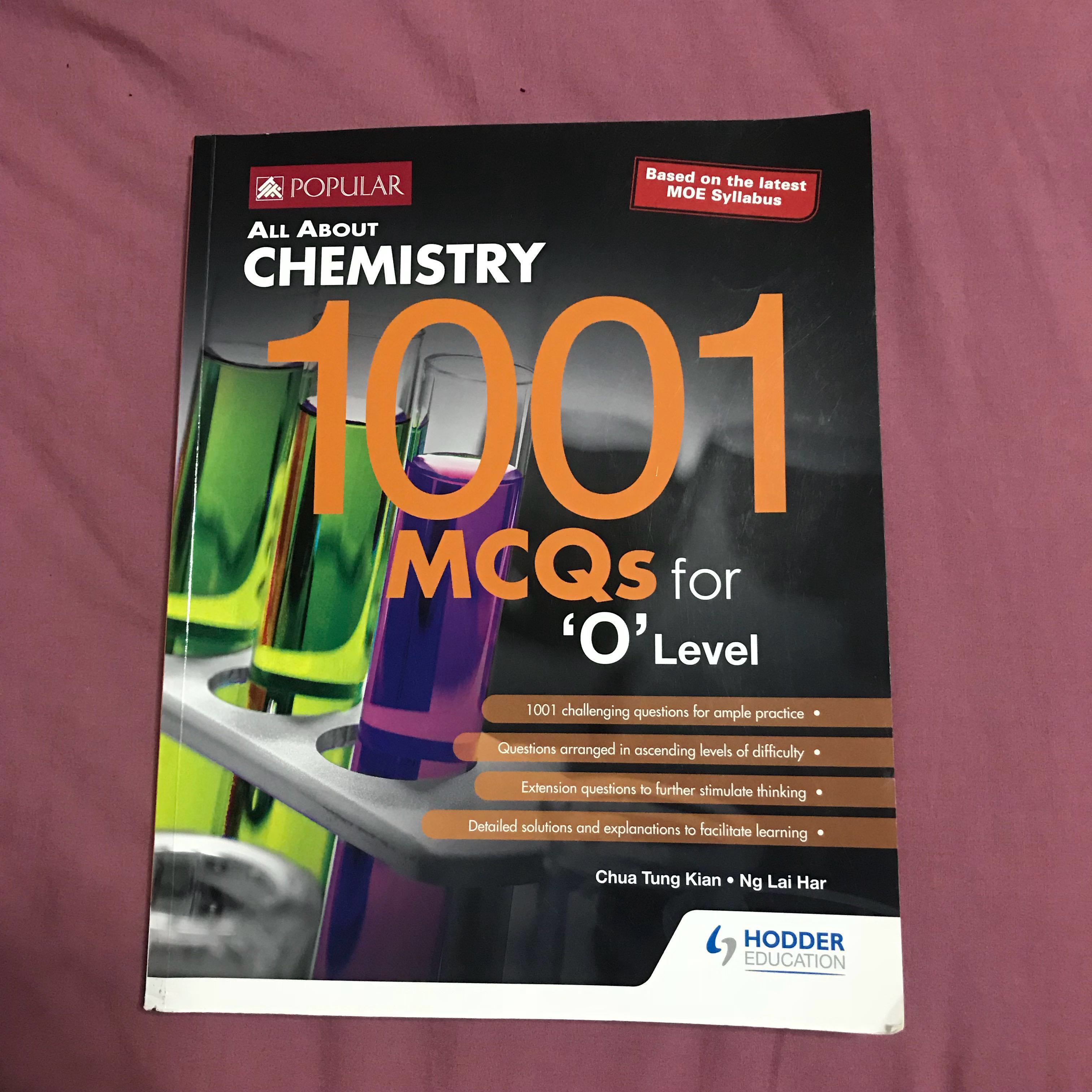 All About Chemistry 1001 MCQs O level, Hobbies & Toys, Books ...