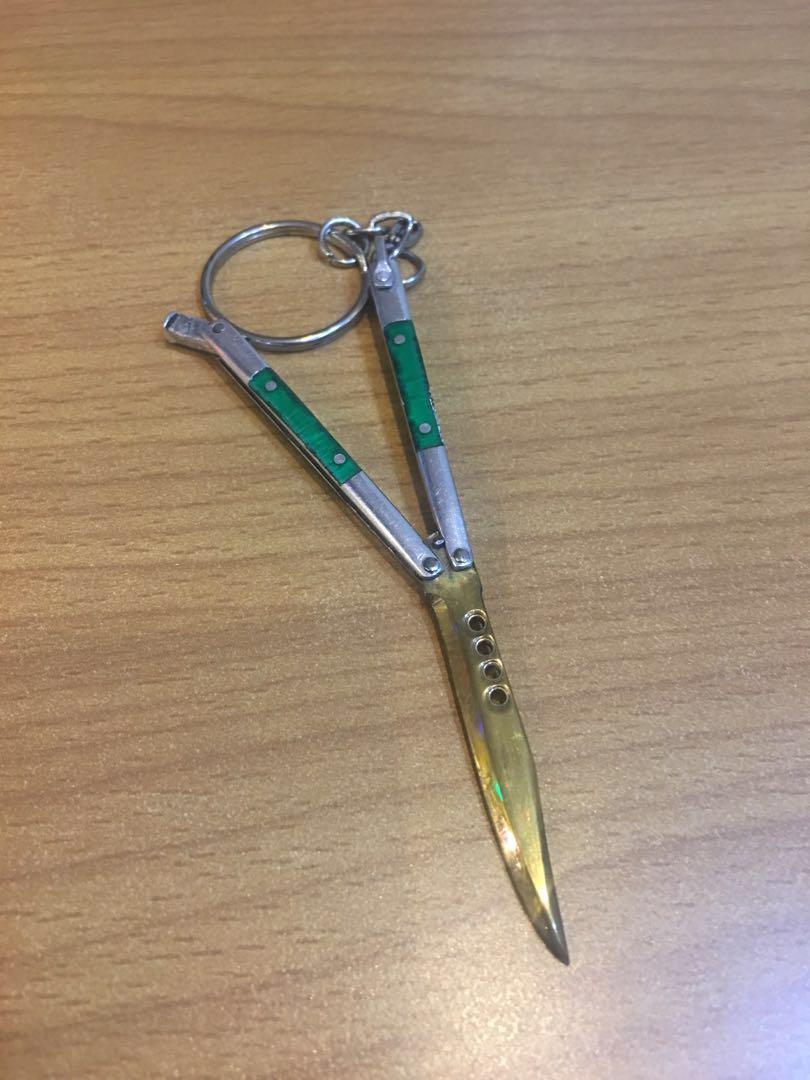 Authentic Balisong Pen with Free Balisong Keychain, Hobbies & Toys ...