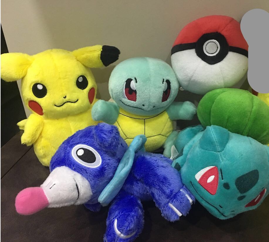 BUNDLE Pokemon Plushies x 5, Hobbies & Toys, Toys & Games on Carousell