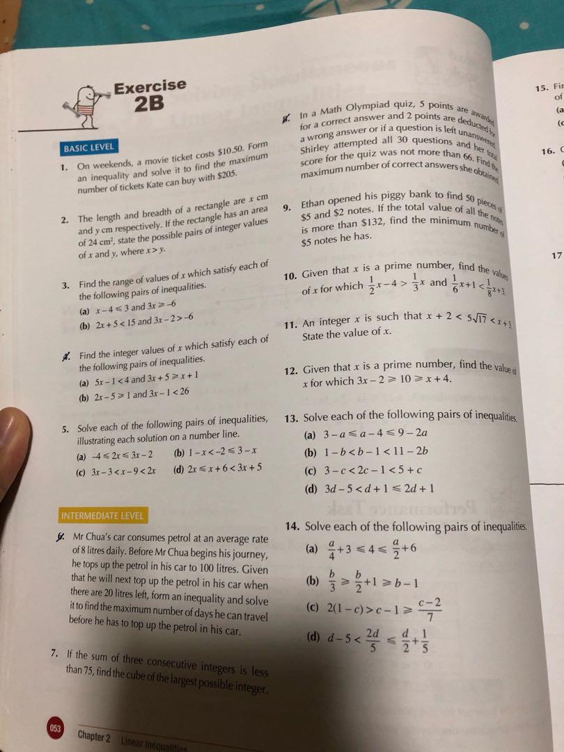 E Math Sec 3 Textbook, Hobbies & Toys, Books & Magazines, Textbooks on ...