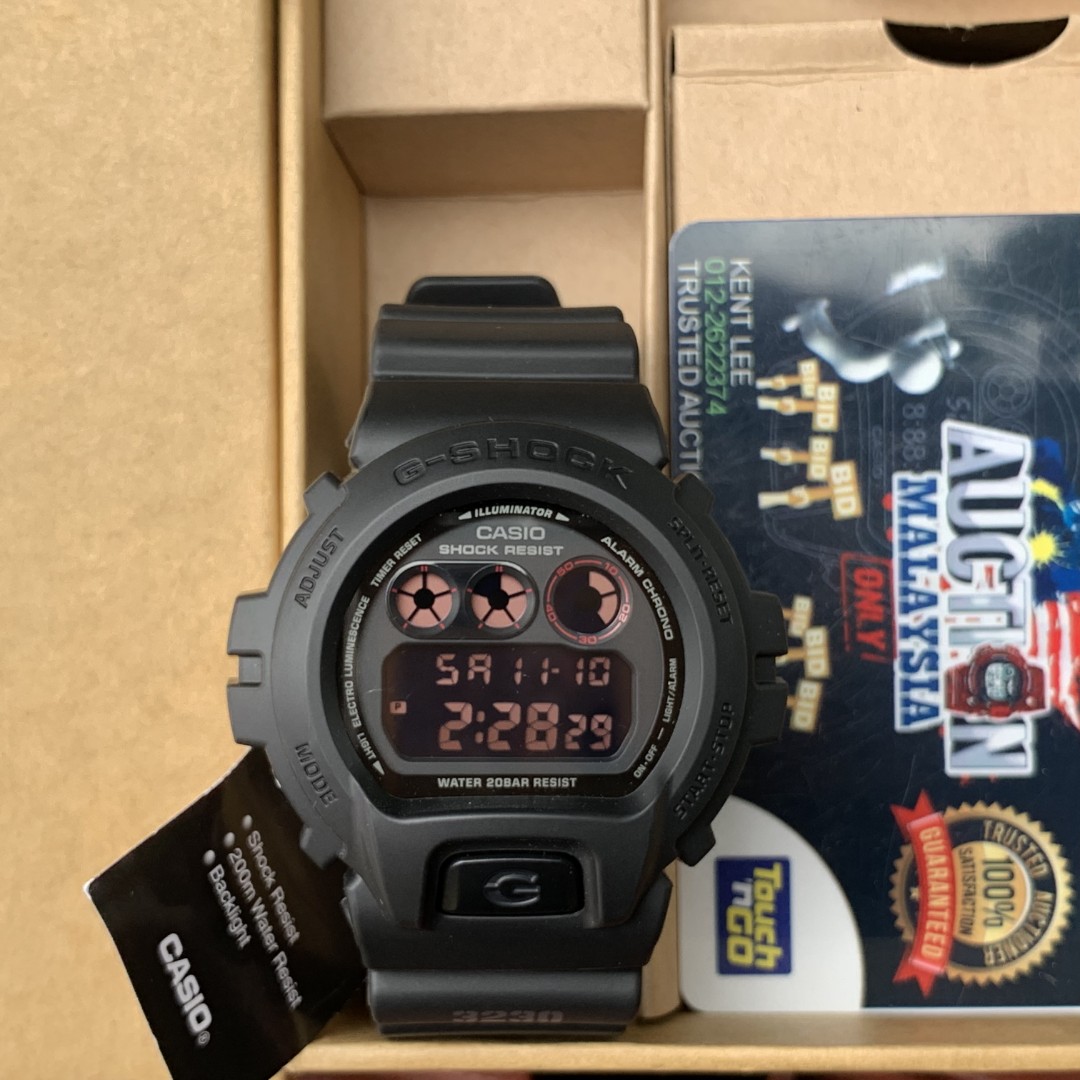 GSHOCK DW 6900MS 1 / DW-6900MS-1, Men's Fashion, Watches & Accessories ...
