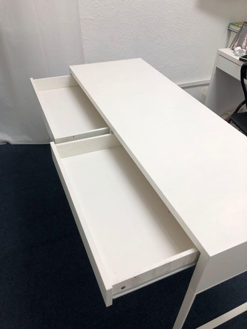 Ikea study desk with drawers, Furniture & Home Living, Furniture ...