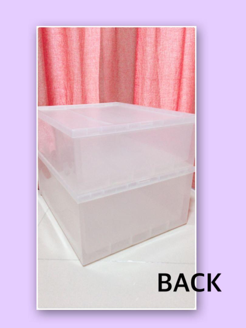 MUJI Stacking Storage Box, Furniture & Home Living, Home Improvement ...