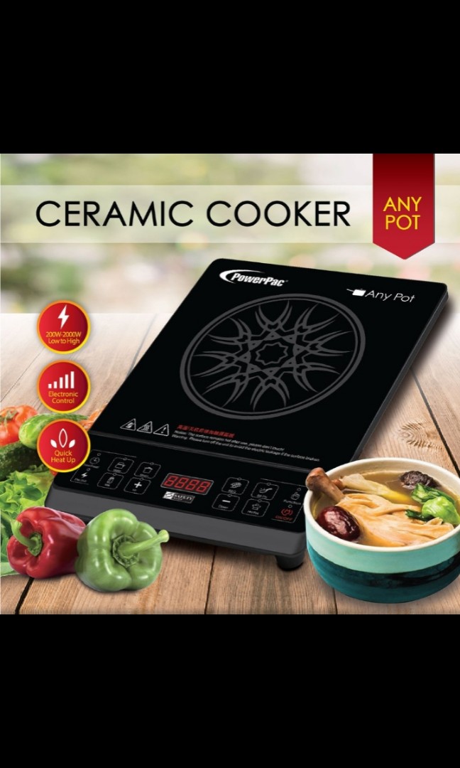 powerpac ceramic cooker, TV & Home Appliances, Kitchen Appliances ...