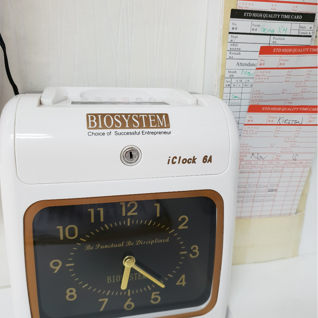 Punch Card/Clock In Machine, Time Recorder, Audio, Portable Music ...