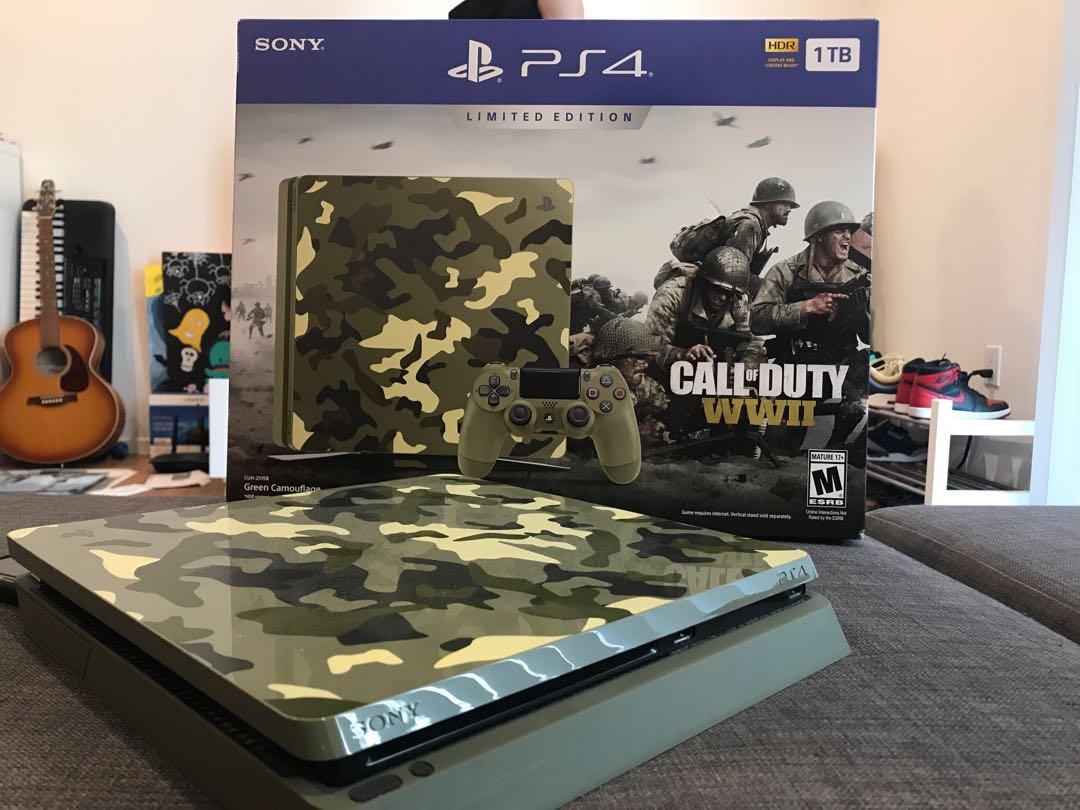 [RARE] PS4 CAMO US LIMITED EDITION, Video Gaming, Video Games ...