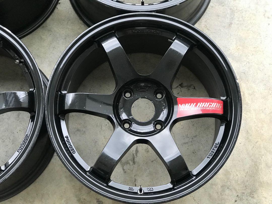 Rim TE37 SL 17 inch persona perdana iriz gen2, Auto Accessories on Carousell
