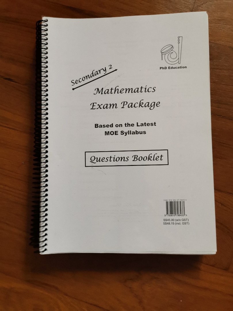 Secondary 2 Math Assessment Book, Hobbies & Toys, Books & Magazines ...