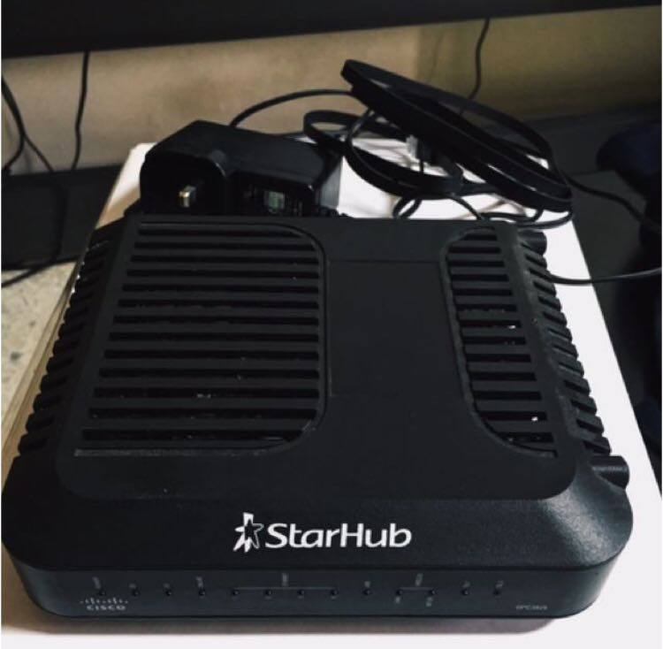 Starhub cisco 2-in-1 modem, Computers & Tech, Parts & Accessories, Networking on Carousell