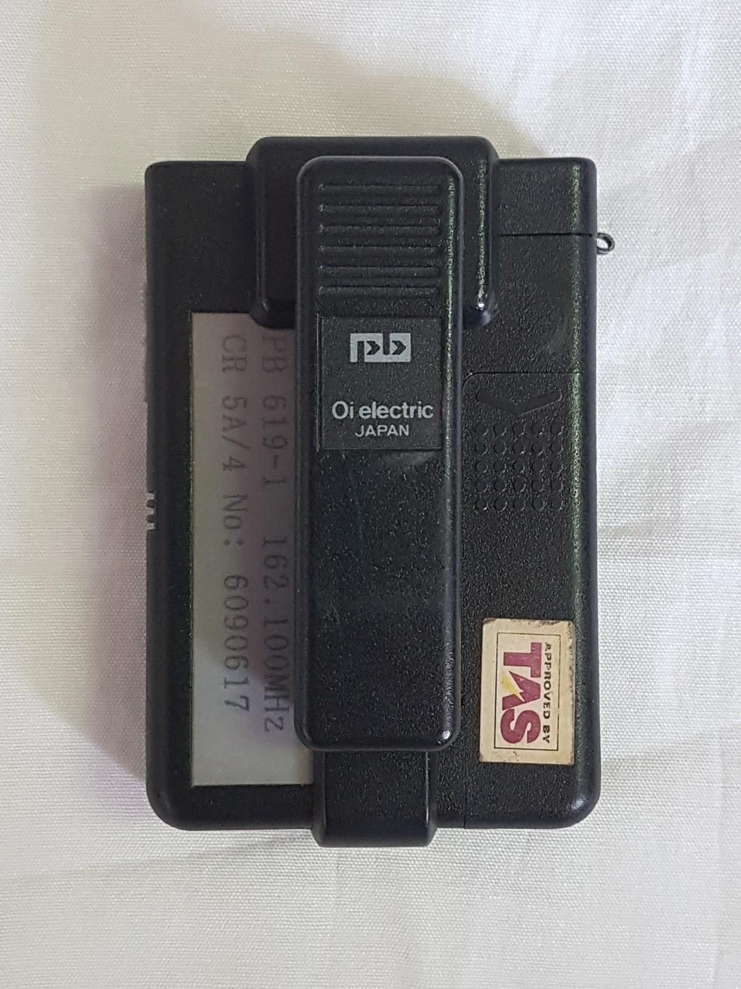 Vintage Singapore Oi electric Pocket Bell NP Pager, Hobbies & Toys ...
