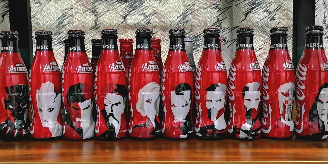 10pcs Marvel Avengers coca cola coke set, Everything Else, Others on ...