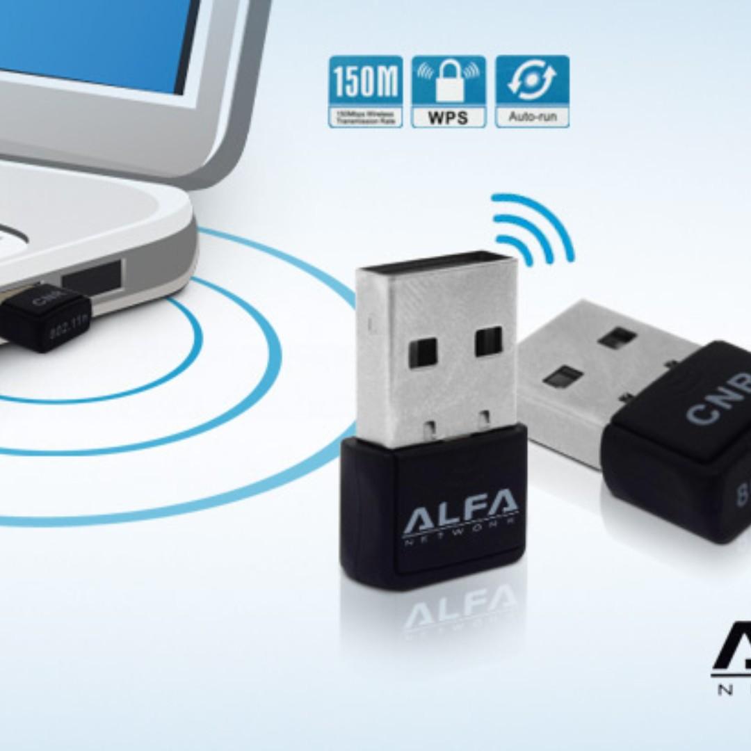 Mini USB Adapater 150MBPS Wireless USB Adapter with 8188 Chip - LV-UW06-ALFA, Computers & Tech ...