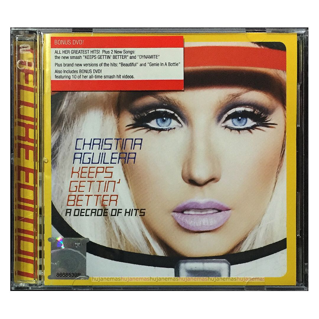 CHRISTINA AGUILERA - Keeps Gettin' Better - A Decade of Hits 2008 SONY ...