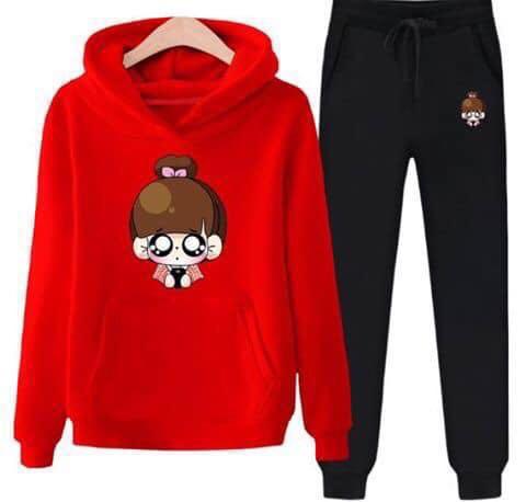 Cotton Hoodie Jacket & Pants Terno, Women's Fashion, Coats, Jackets and ...