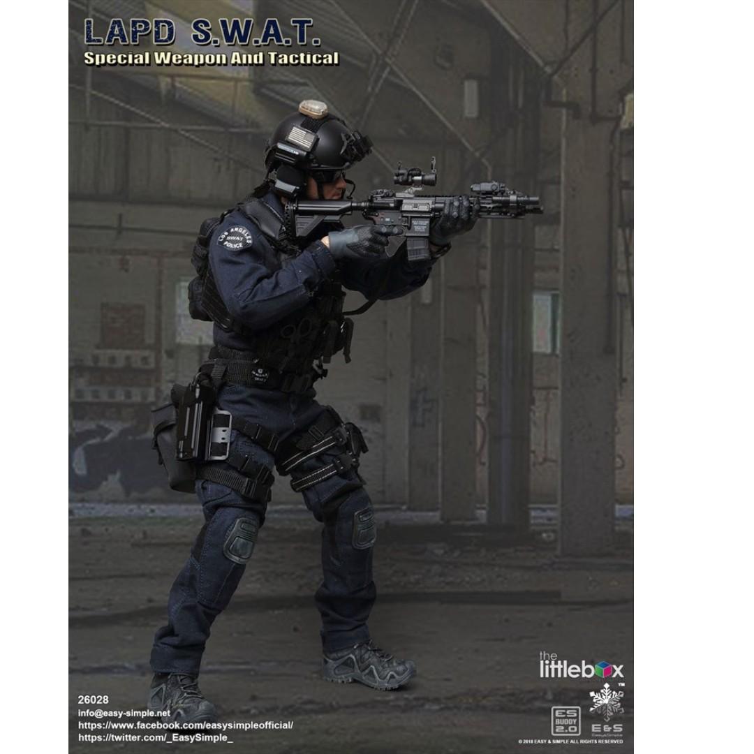 E&S 1/6 Scale 26028 - LAPD S.W.A.T. Easy & Simple SWAT, Hobbies & Toys ...