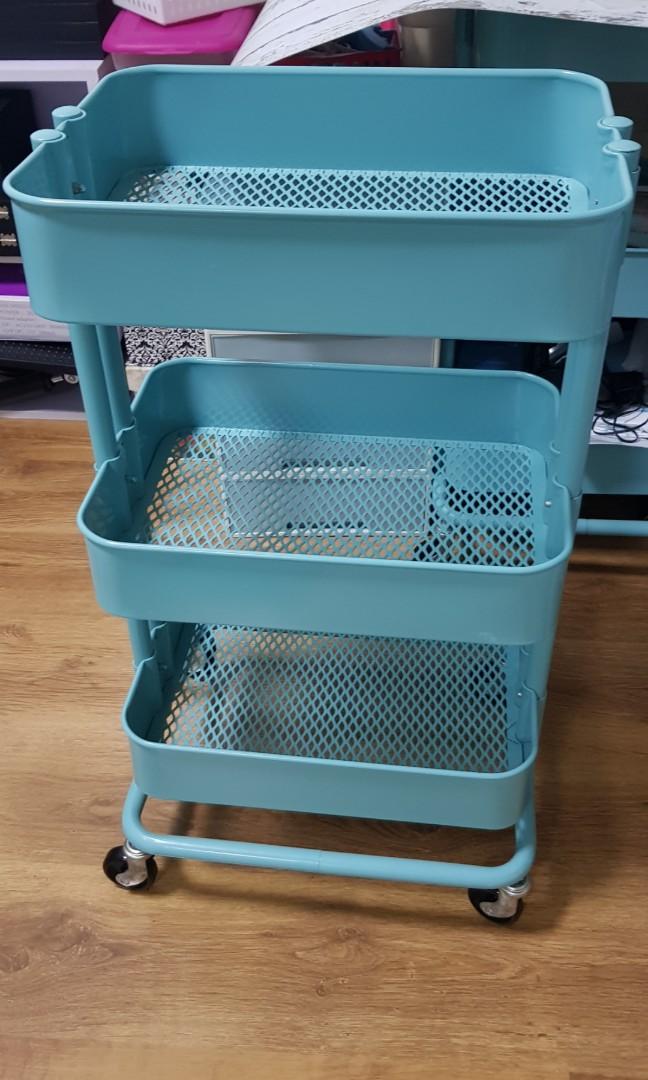 Ikea trolley, Furniture & Home Living, Furniture, Shelves, Cabinets ...