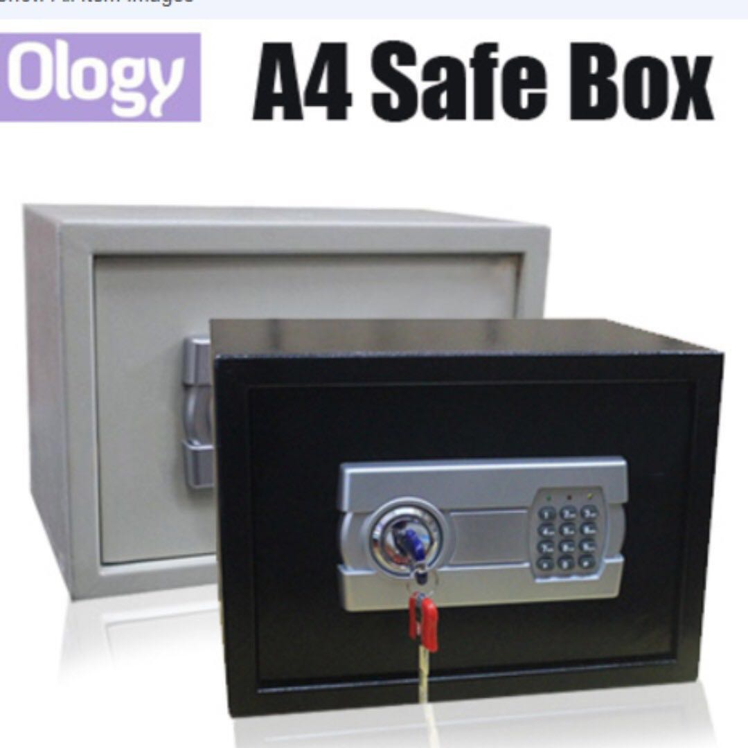 Large Size Digital Security Safe Box With Key Fire Resistant For A4 ...