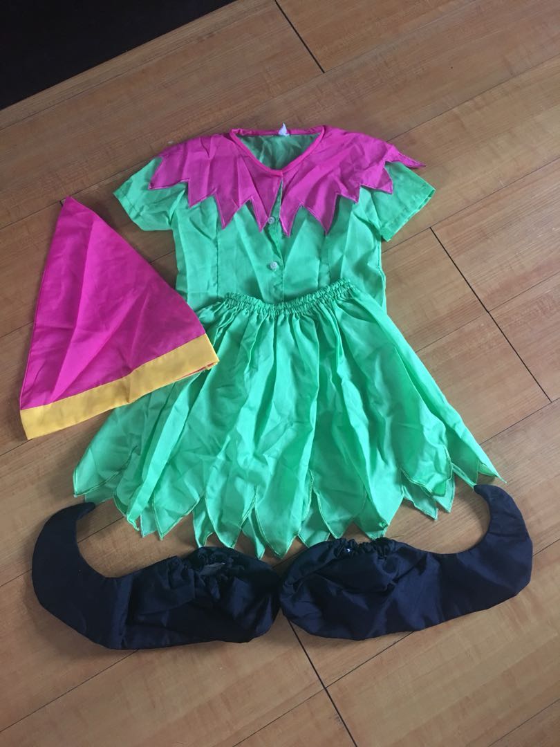 Little Miss Elf Costume, Babies & Kids, Babies & Kids Fashion on Carousell