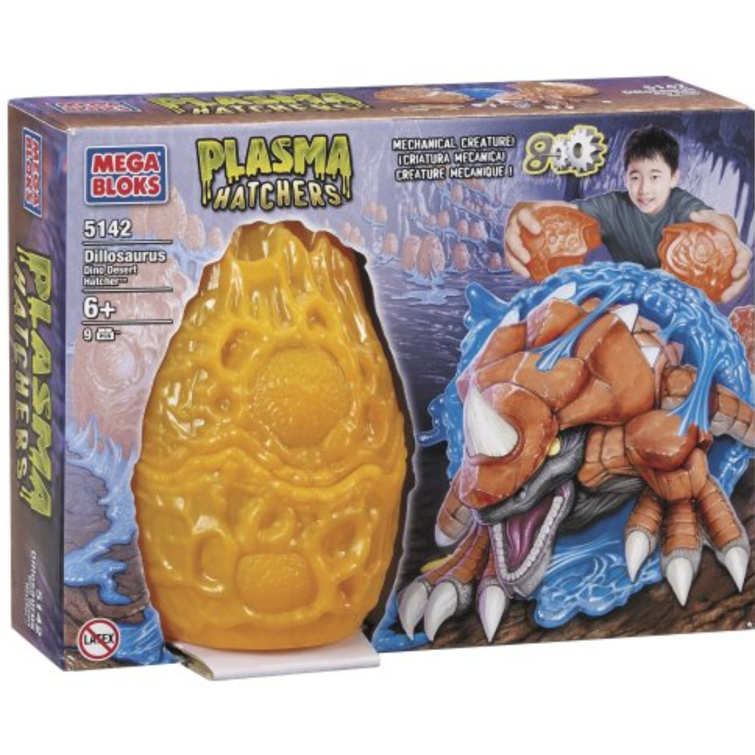 Mega Bloks Plasma Hatchers (Dinosaur Toy) - Dillosaurus (5142), Hobbies ...