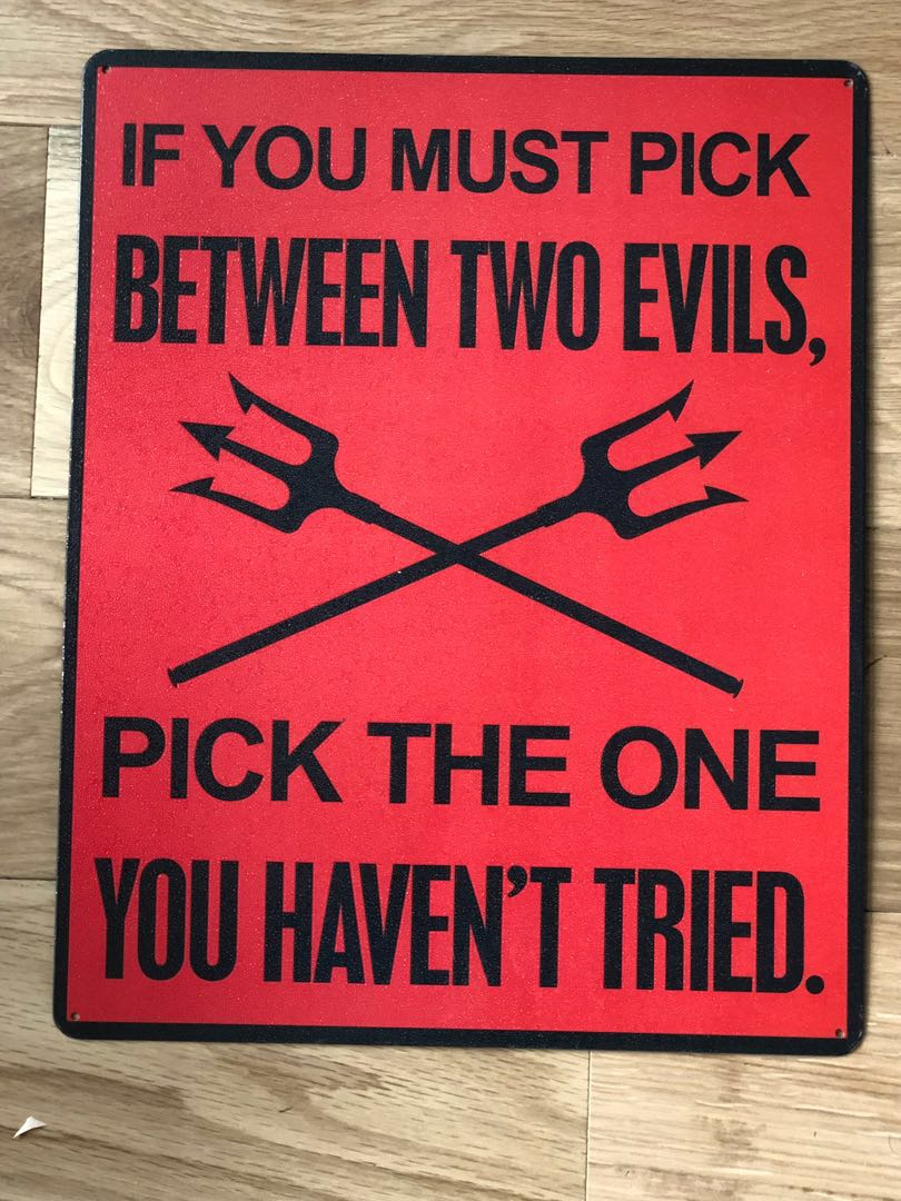 Metal wall sign, Everything Else on Carousell