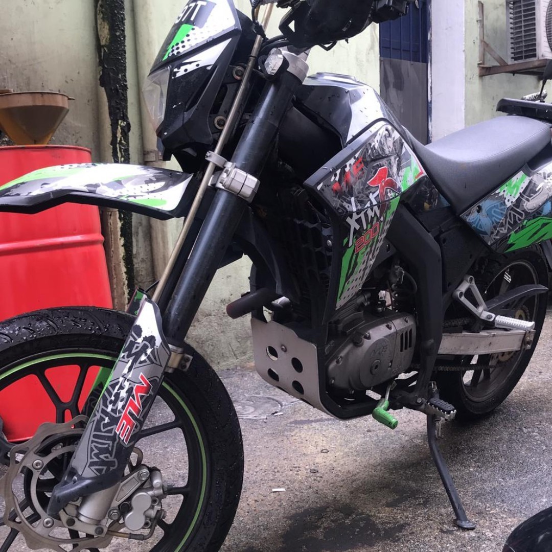 MLE XTM-R 200 2b motard, Motorcycles, Motorcycles for Sale, Class 2B on ...