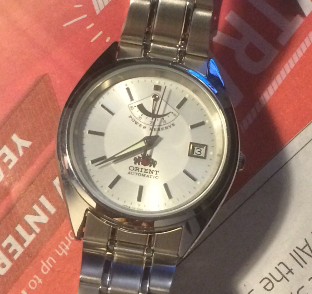 Orient Power Reserve Automatic With Date Watch, Men's Fashion, Watches ...