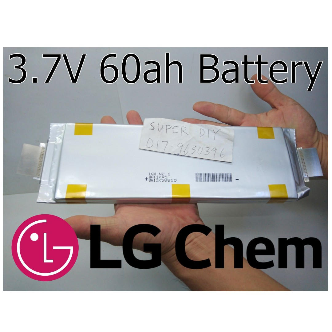 ORIGINAL NEW LG Chem 3.7V 4.2V 60Ah Li-ion battery pack cell DIY, TV ...