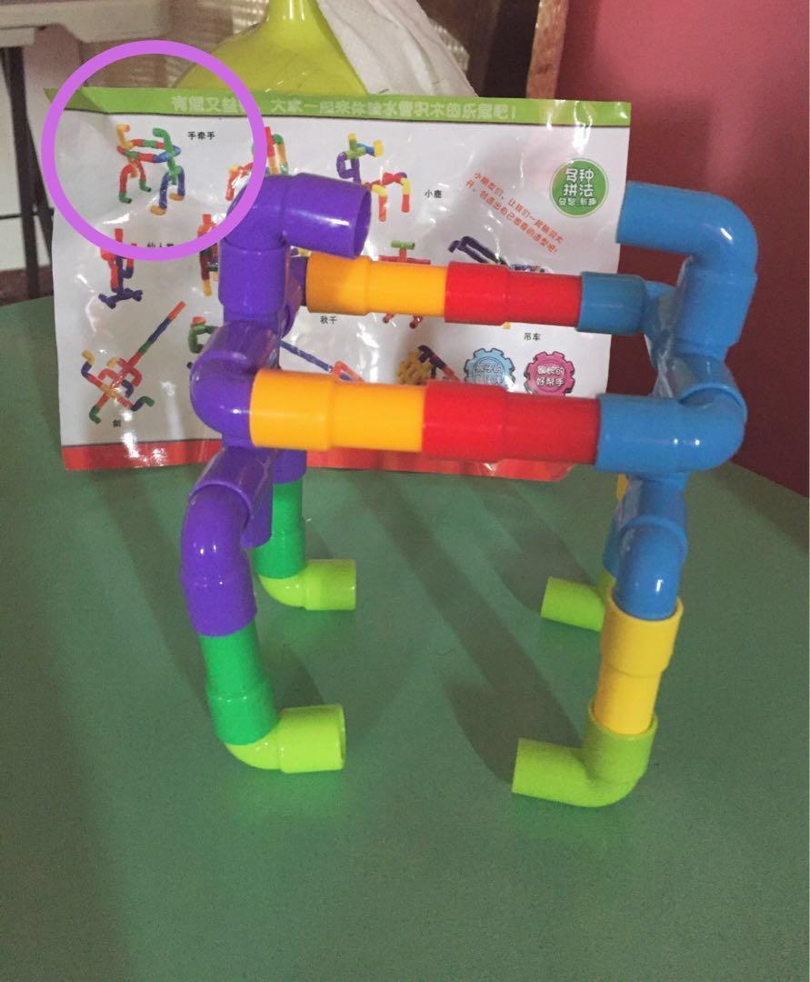 Pipeline tubes assembly building educational learning therapy toy ...