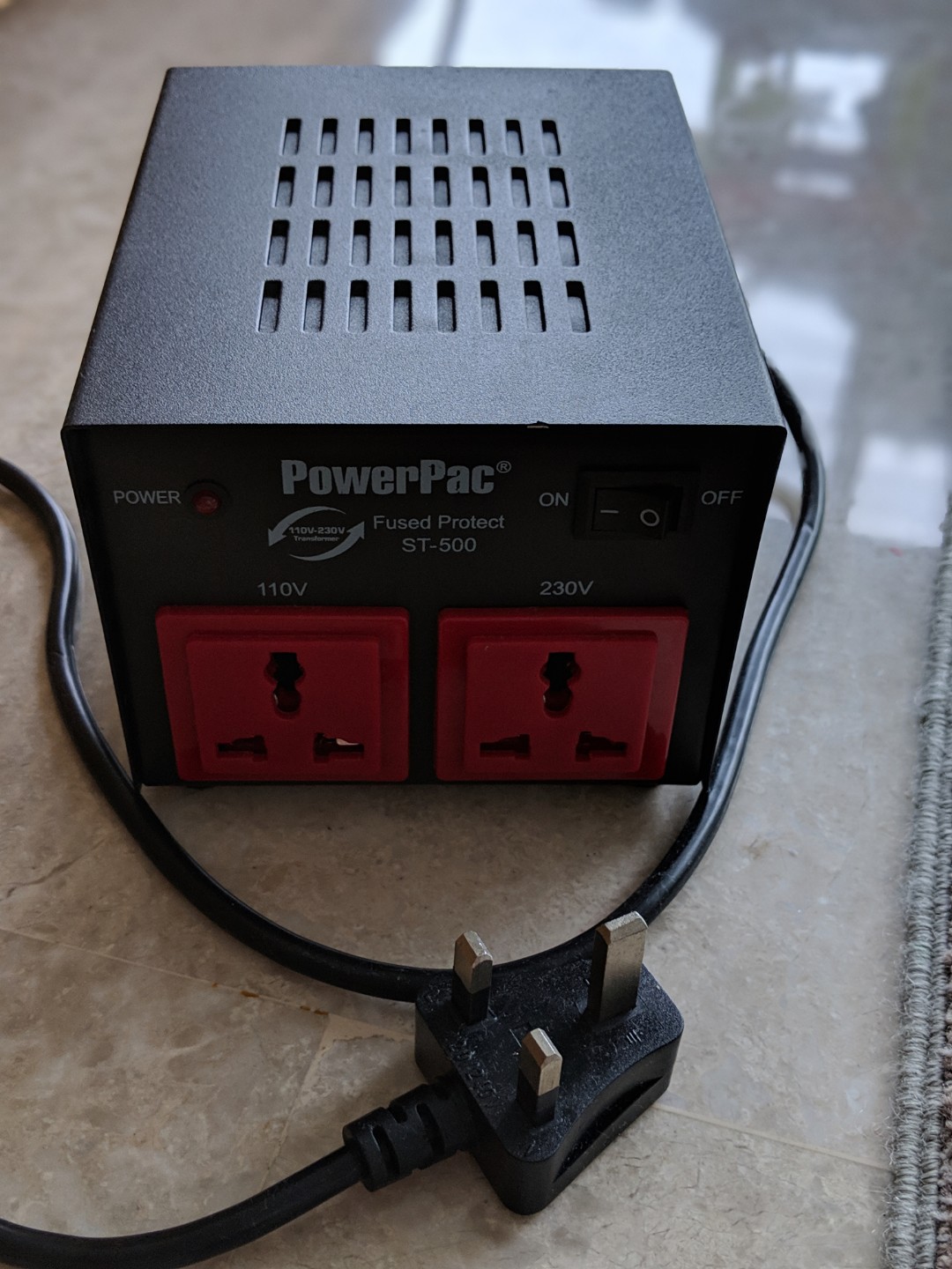 PowerPac ST-500 transformer, TV & Home Appliances, TV & Entertainment ...