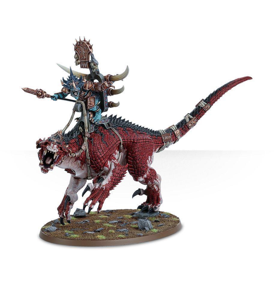 Warhammer AOS Seraphon Saurus Oldblood on Carnosaur, Hobbies & Toys ...