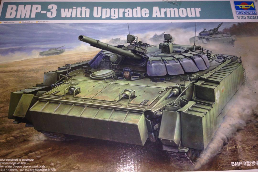 1/35 BMP-3 with Upgrade Armour, Hobbies & Toys, Toys & Games on Carousell