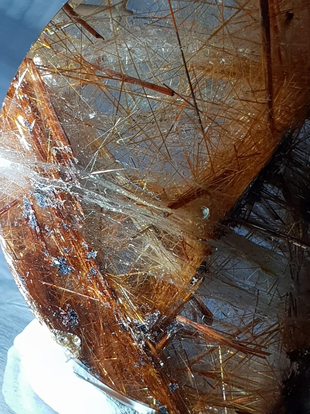 Copper Red Rutile in Quartz Crystal from Brazil, Women's Fashion ...