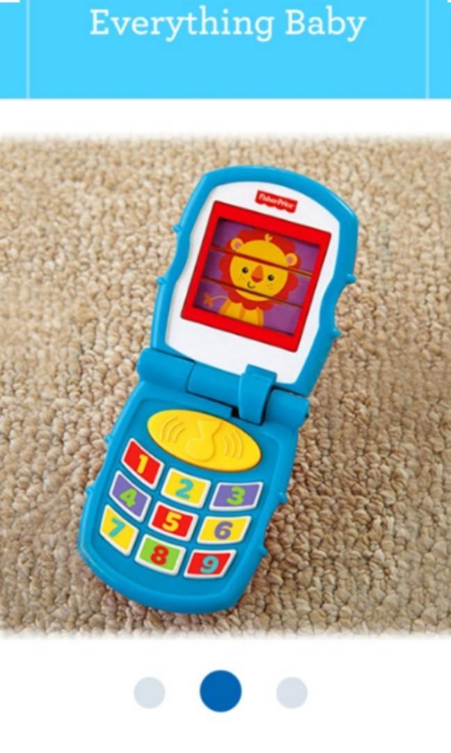 FISHER PRICE friendly flip phone toy, Babies & Kids, Infant Playtime on ...
