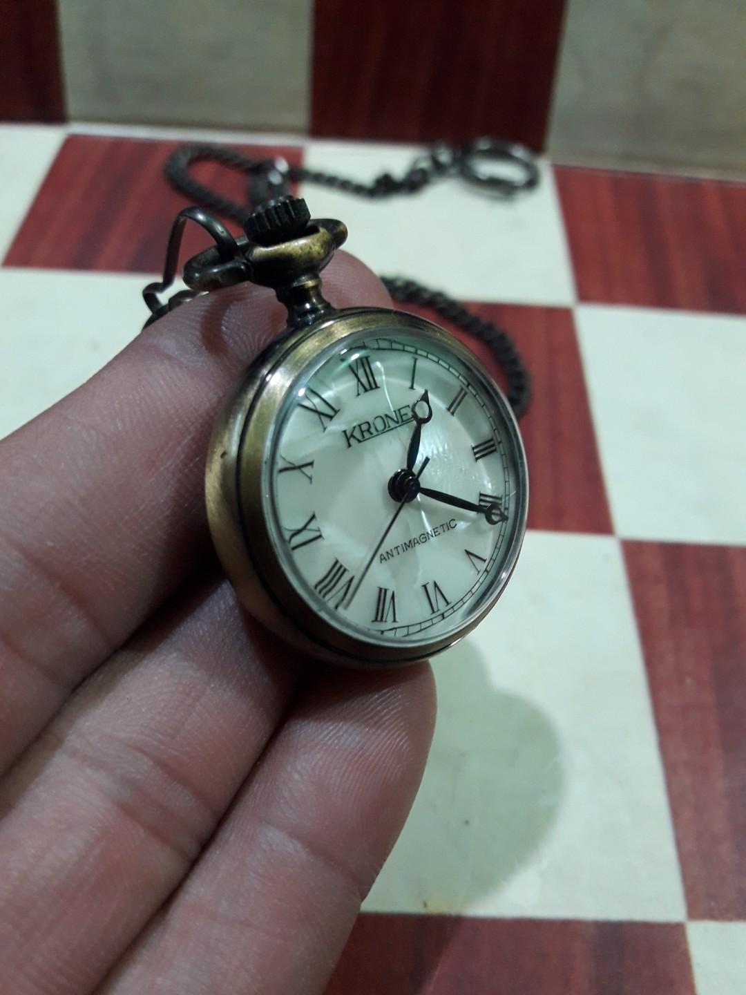 KRONE POCKET WATCH, Women's Fashion, Watches & Accessories, Watches on ...