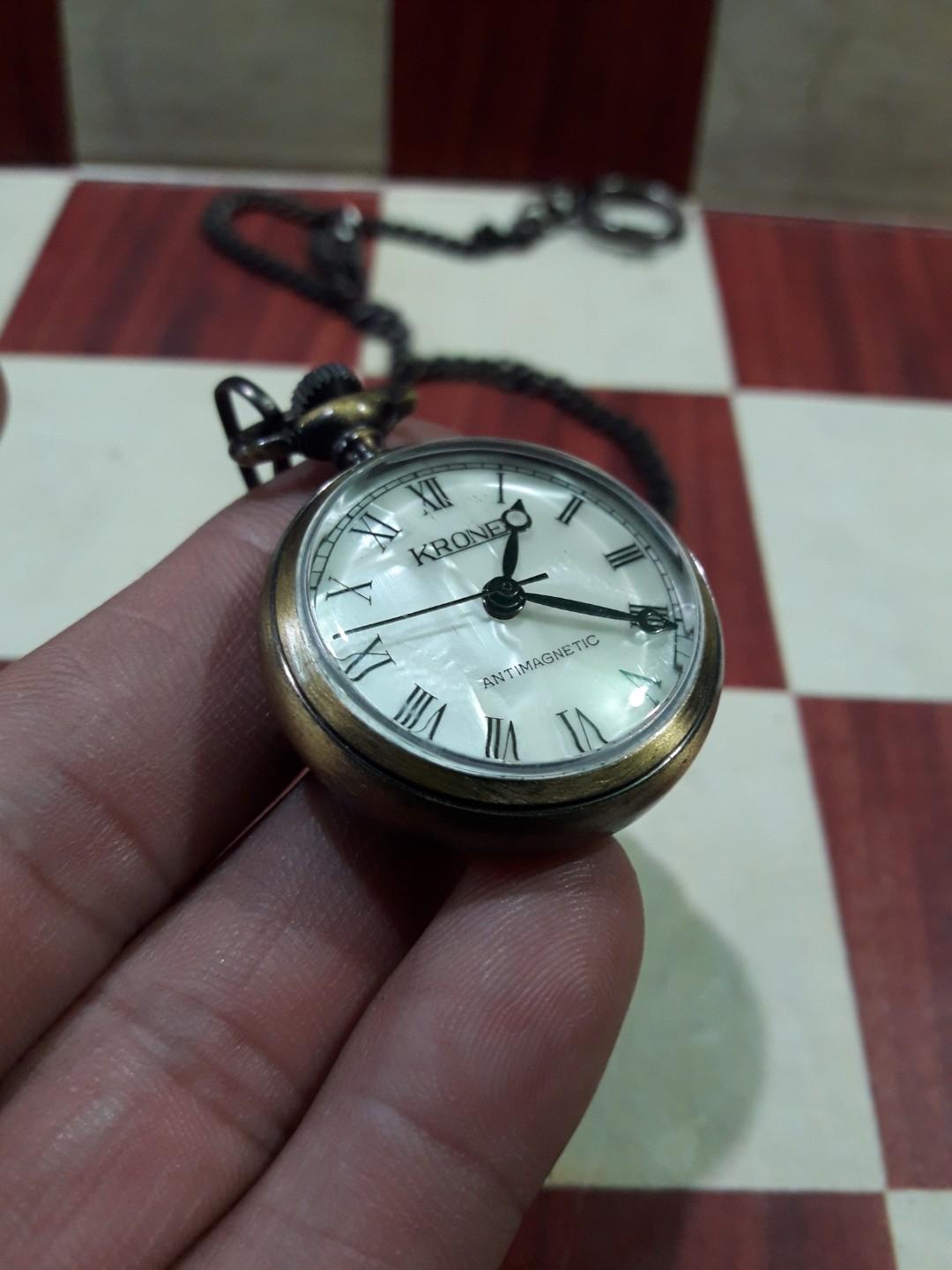 KRONE POCKET WATCH, Women's Fashion, Watches & Accessories, Watches on ...