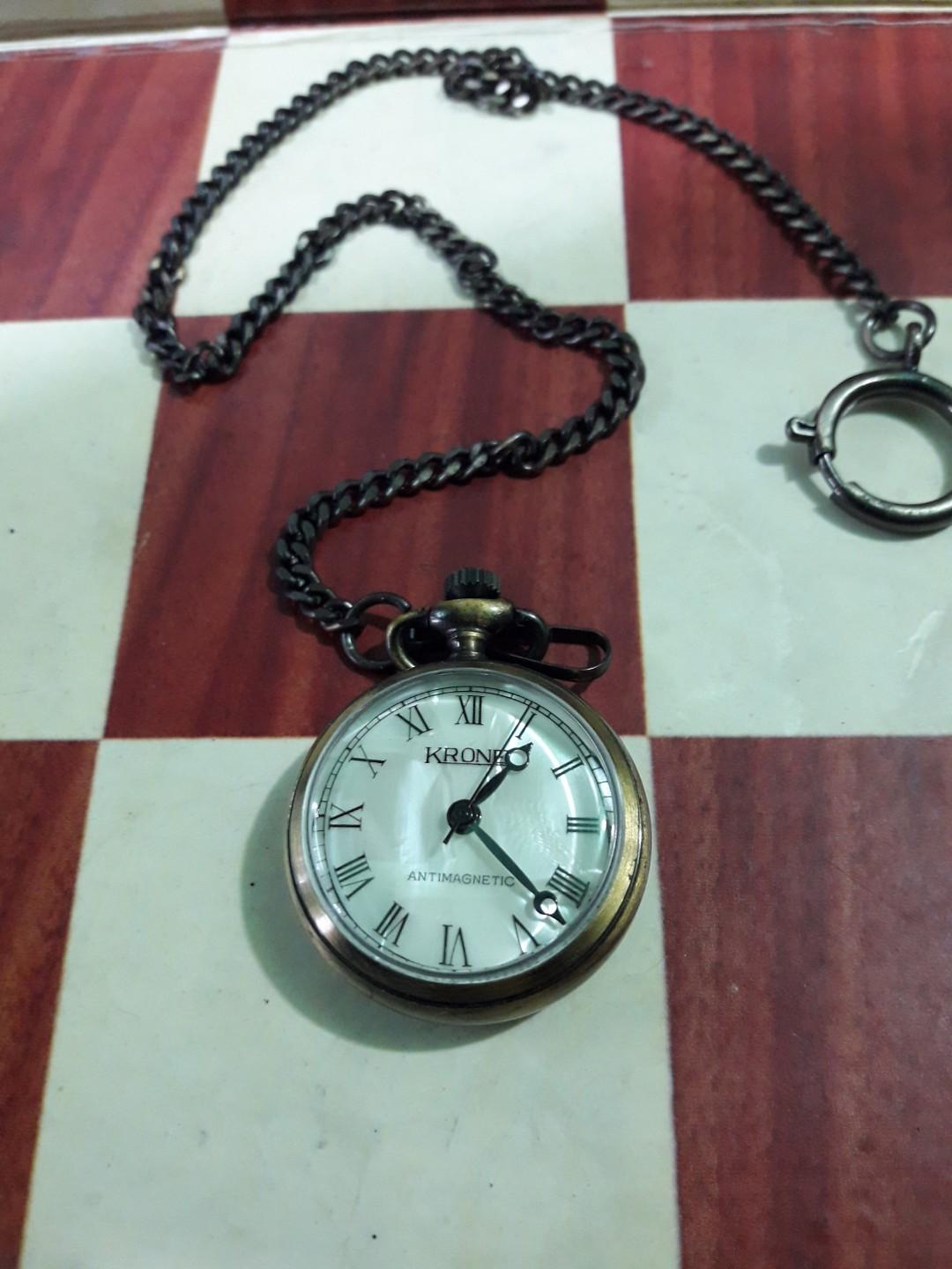 KRONE POCKET WATCH, Women's Fashion, Watches & Accessories, Watches on ...