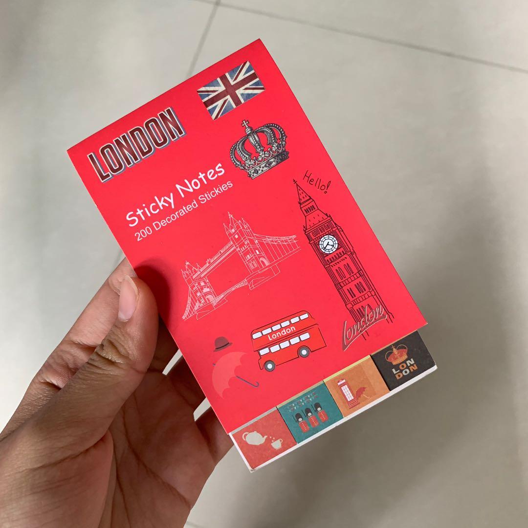 london sticky notes, Hobbies & Toys, Stationery & Craft, Stationery ...